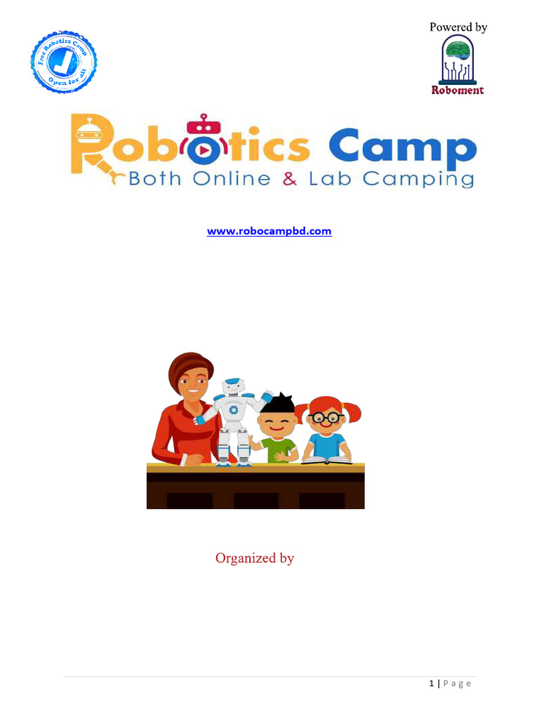 Roboment Robotics Camp 2026 | PDF