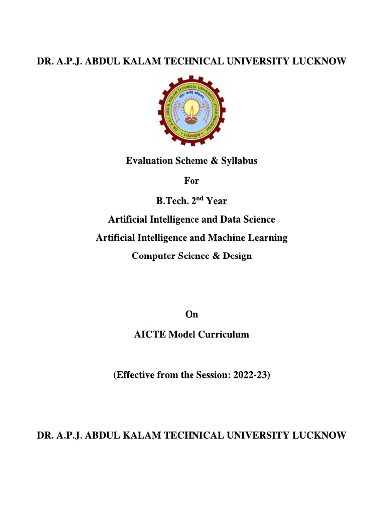 Syllabus 2nd Year | PDF