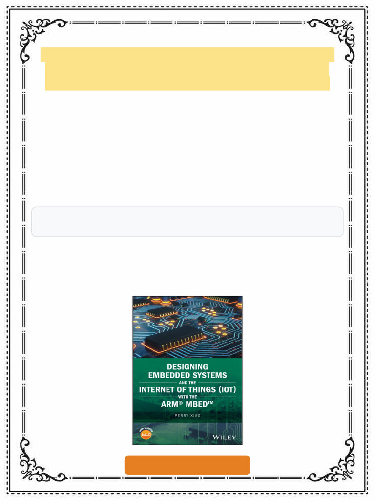 Designing Embedded Systems and the Internet of Things IoT with the ARM Mbed 1st Edition Perry ...