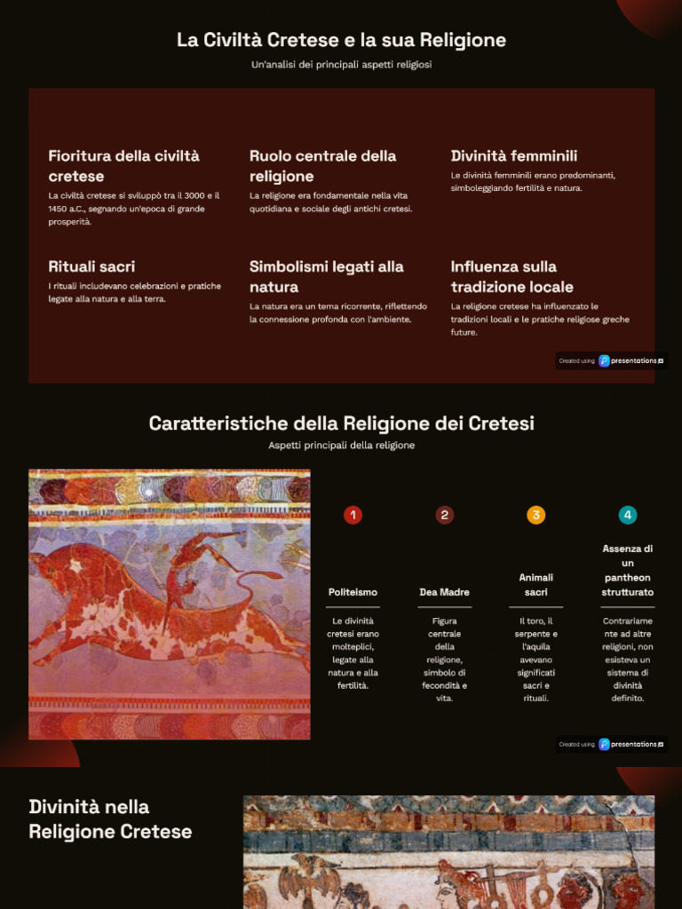 Analisi Della Religione Dei Cretesi | PDF