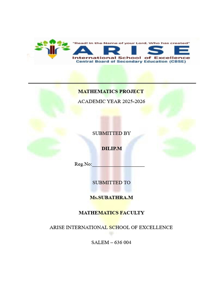 Dilip Math | PDF