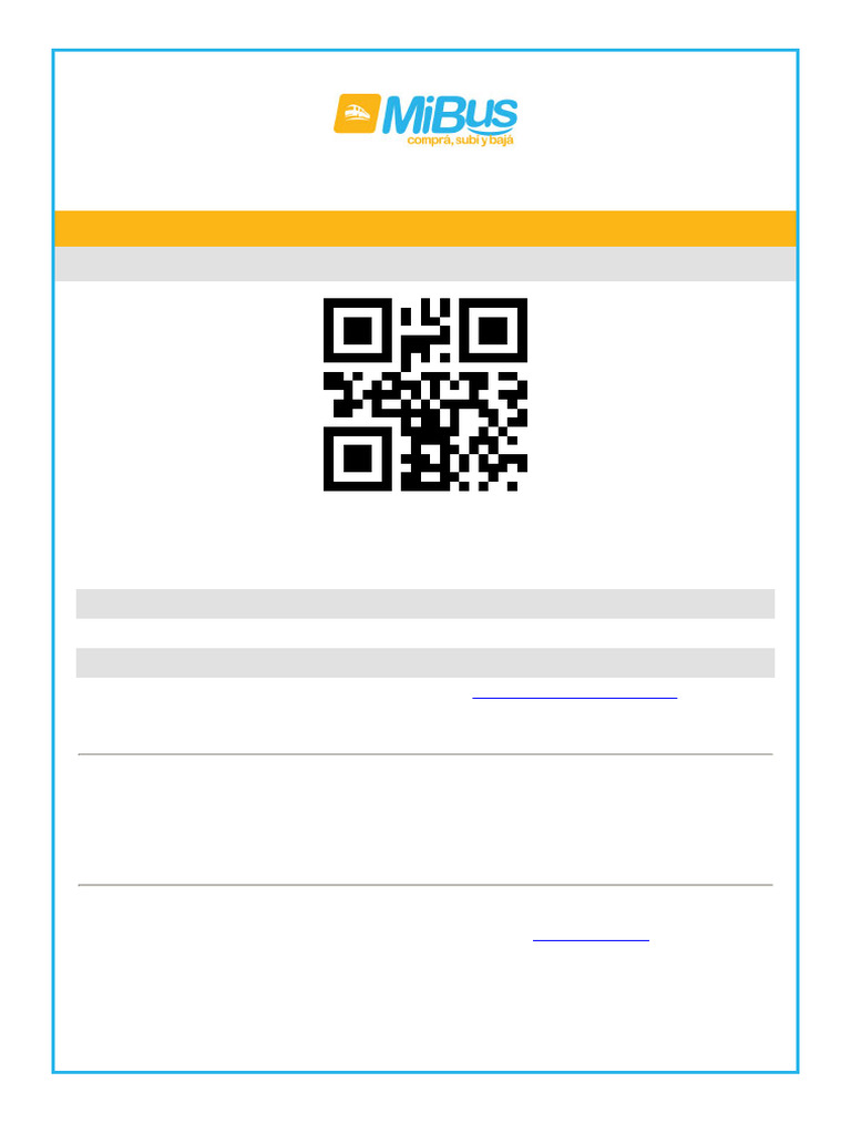 Mibus Tickets | PDF | Transporte