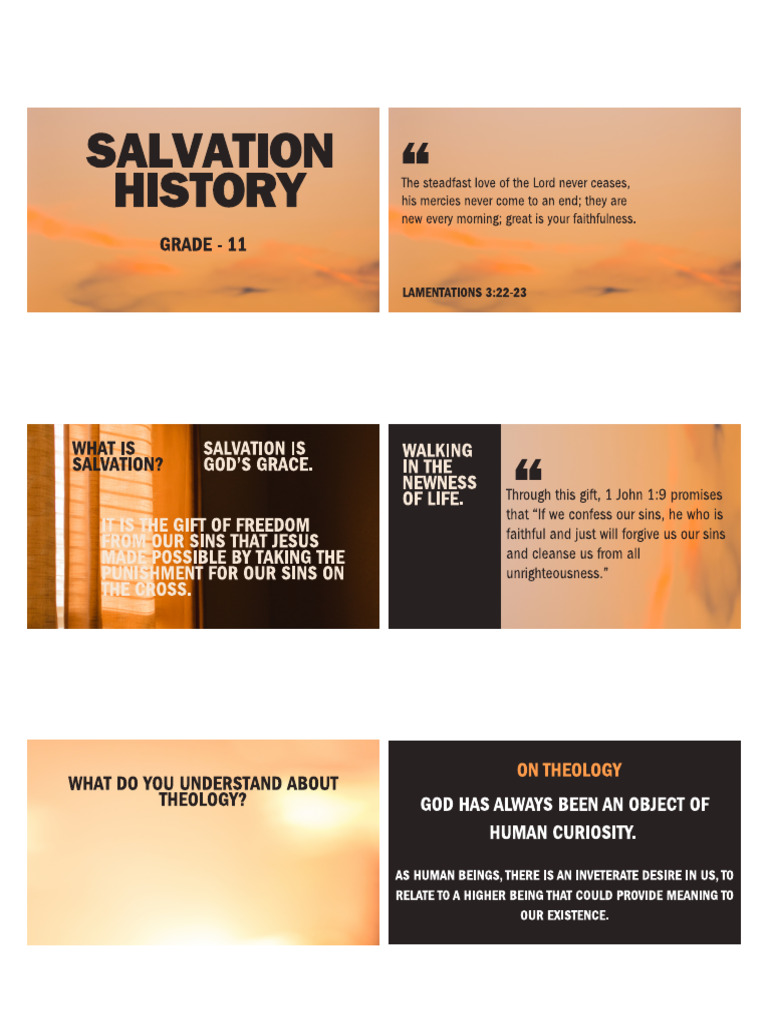 11 Salvation History Module1 Ppt | PDF | Faith | Catholic Church
