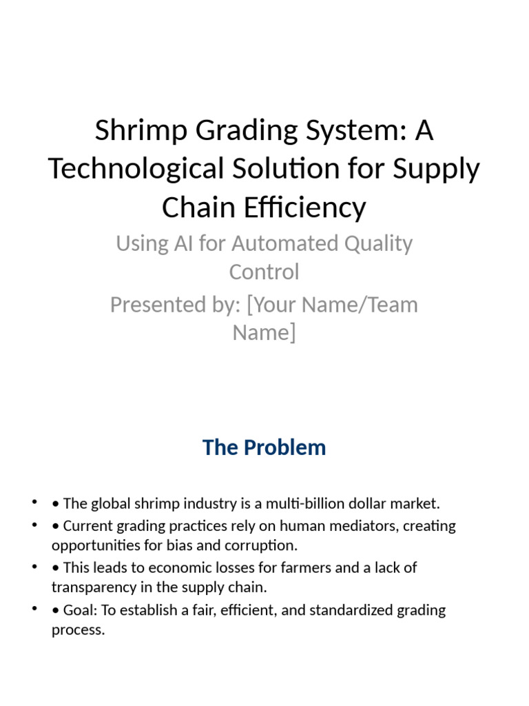 Shrimp Grading System With Images | PDF