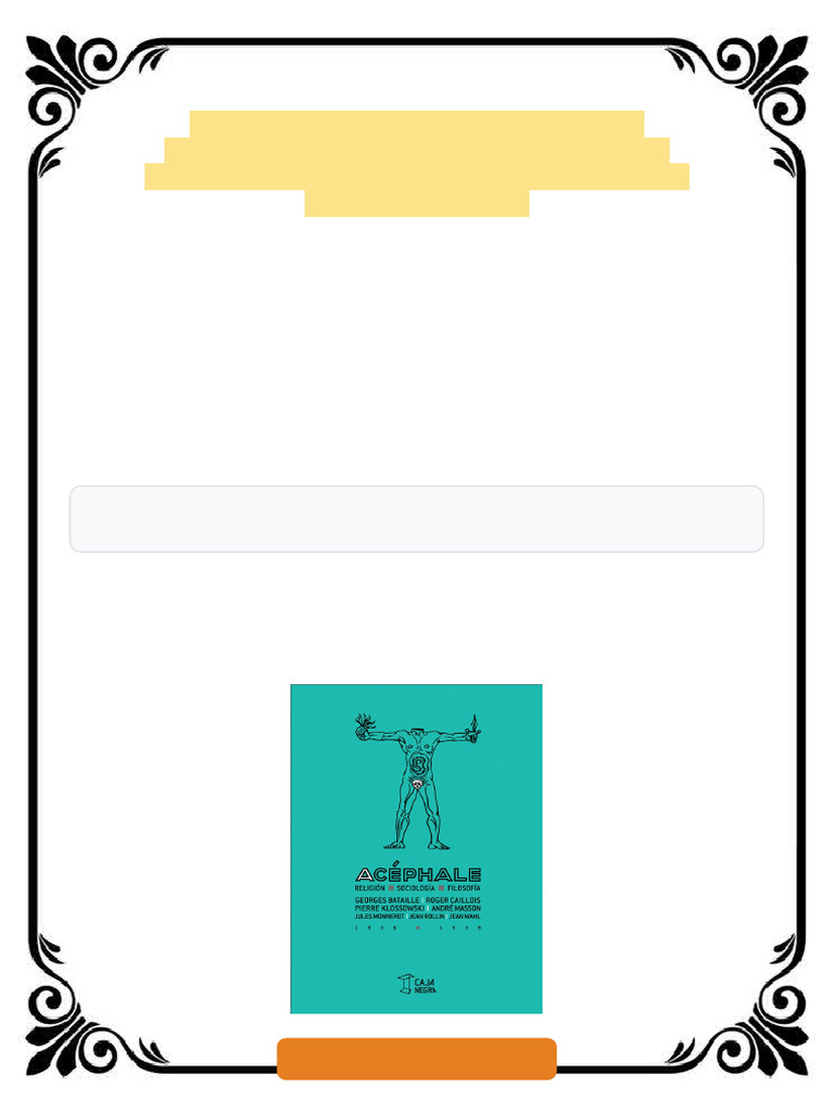 Acéphale 3rd Edition Georges Bataille Roger Caillois Pierre Klossowski ...