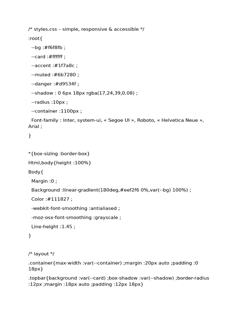 style.css | PDF | Graphical User Interfaces | Web Development