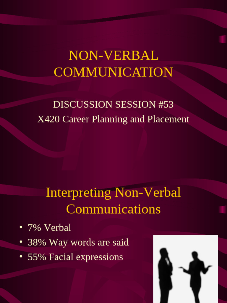 Non Verbal Communication | PDF