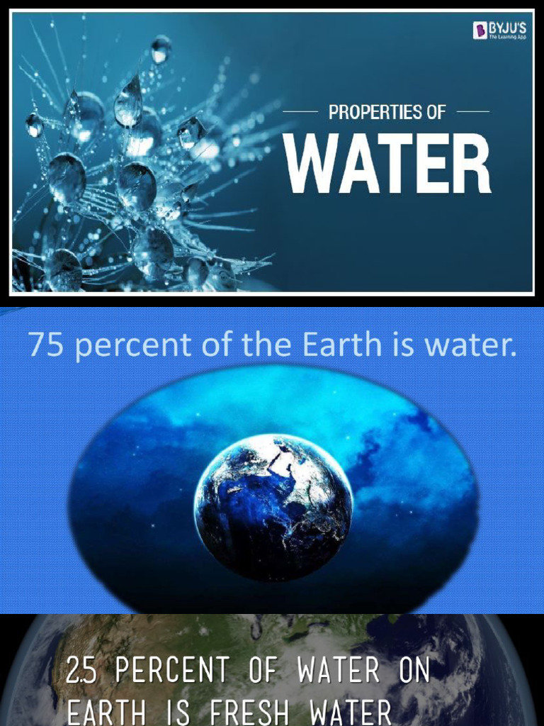 Unique Properties of Water Explained | PDF