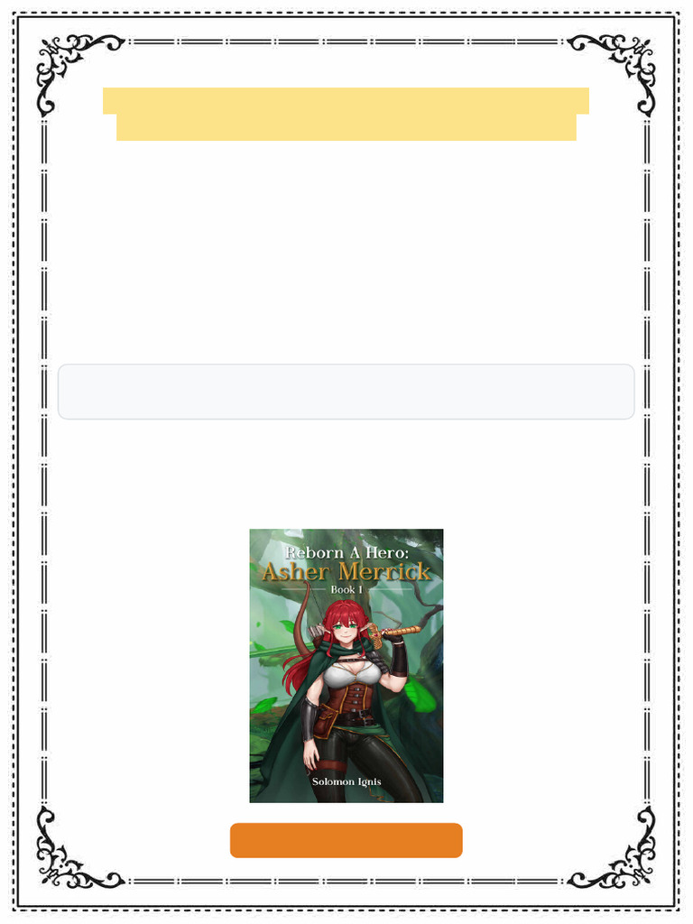 Reborn a Hero Asher Merrick Solomon Ignis eBook fresh digital master | PDF