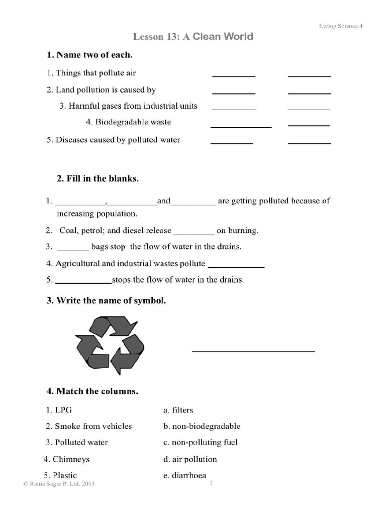 Chapter 13 Worksheet | PDF