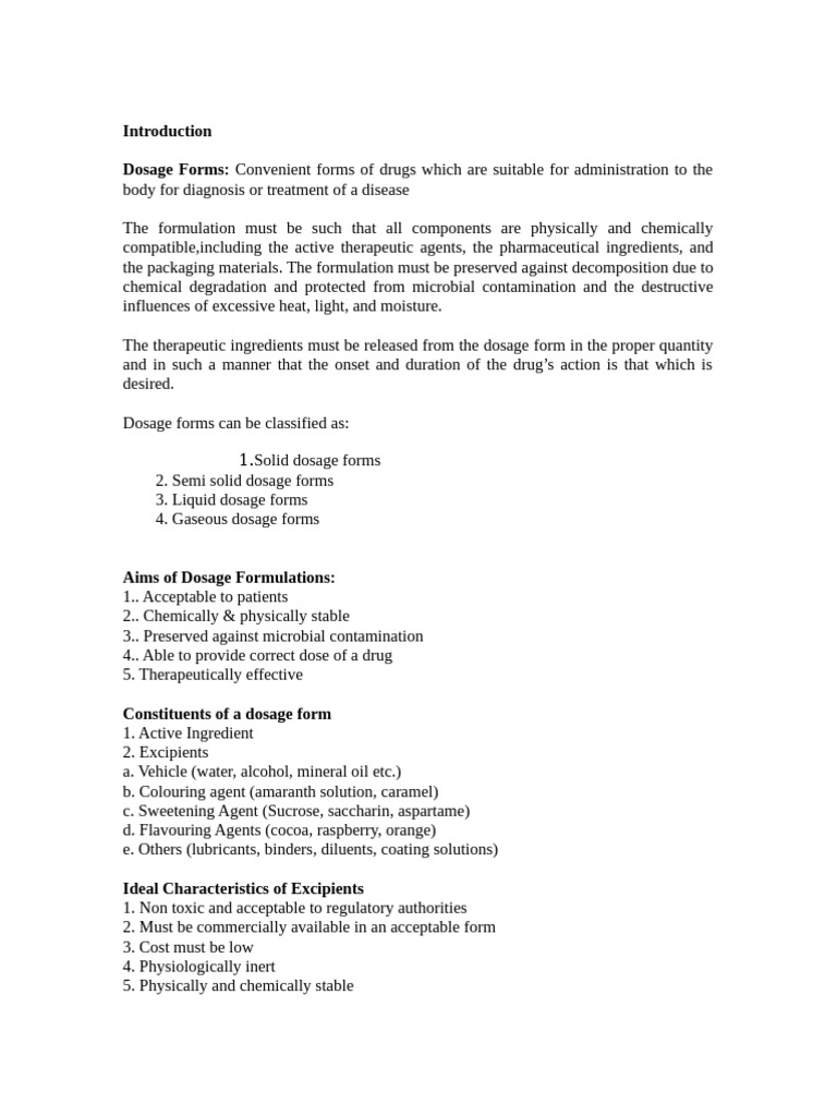 drug dosage form | PDF | Topical Medication | Tablet (Pharmacy)
