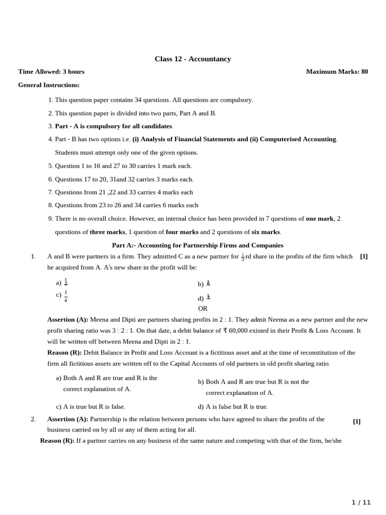 Accountancy by CA Anuj Arya 2025-26 | PDF | Balance Sheet | Investing