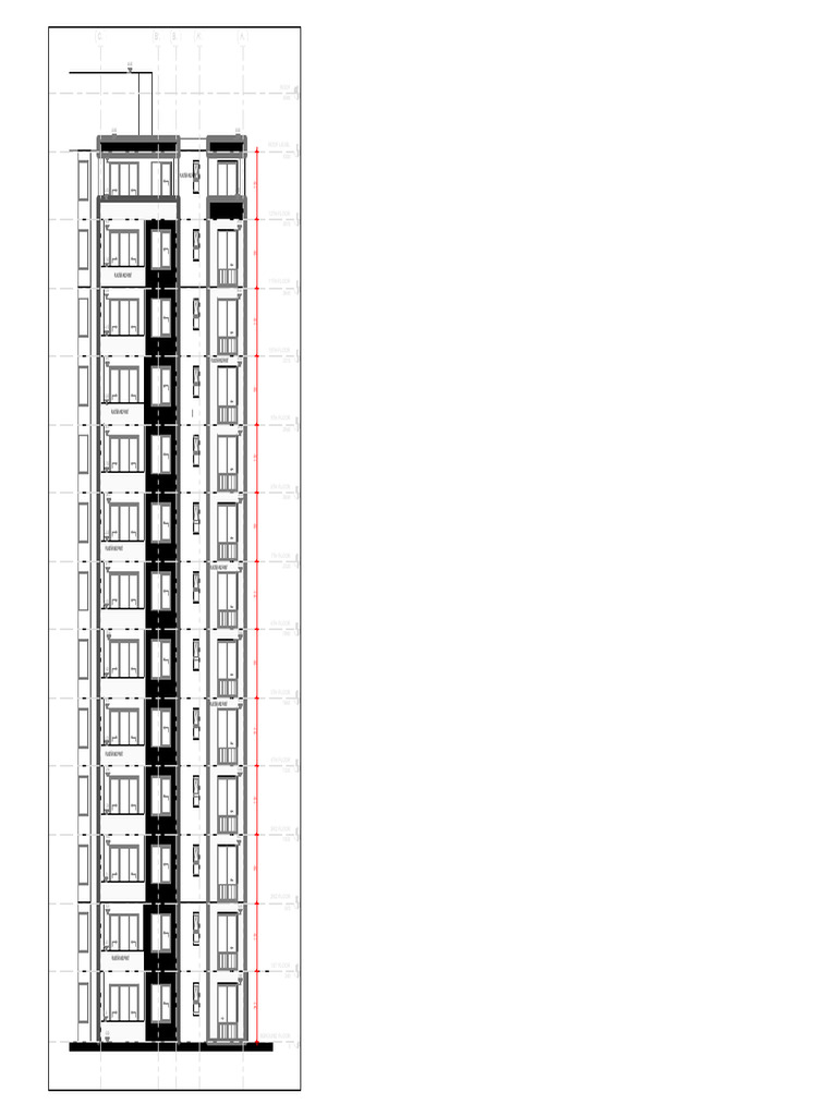 Sheet - D-07 - West Side Elevation-Layout1 | PDF | Military Operations ...