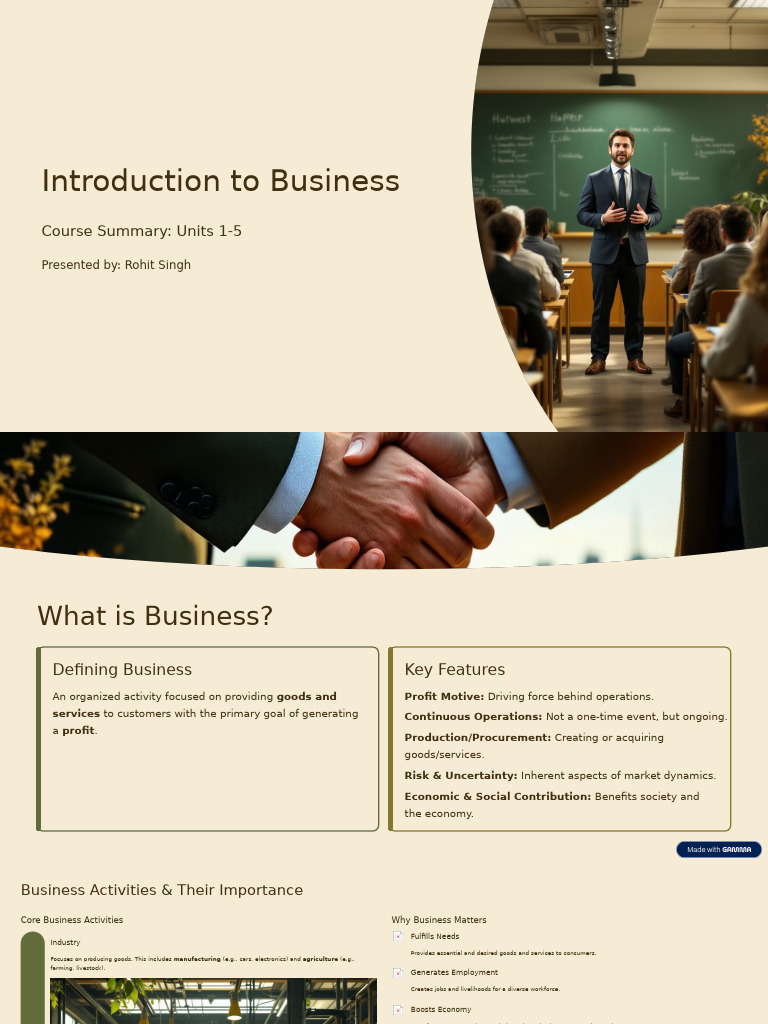 Introduction To Business | PDF | Business | Banks