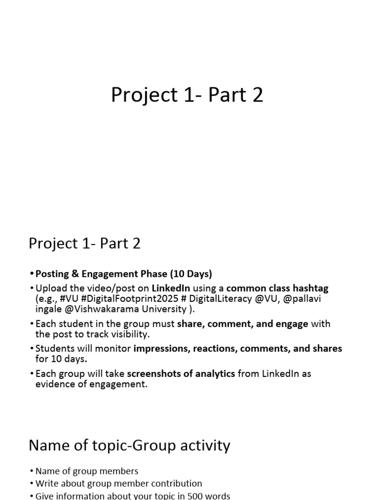 Project 1 - Part 2 | PDF