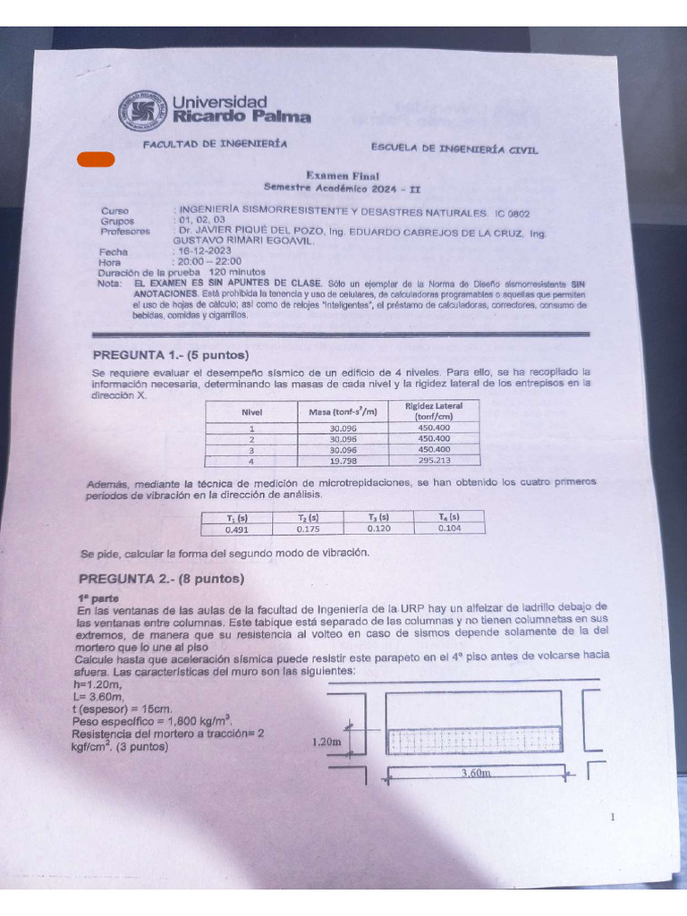 Final Sismos 2024 II | PDF