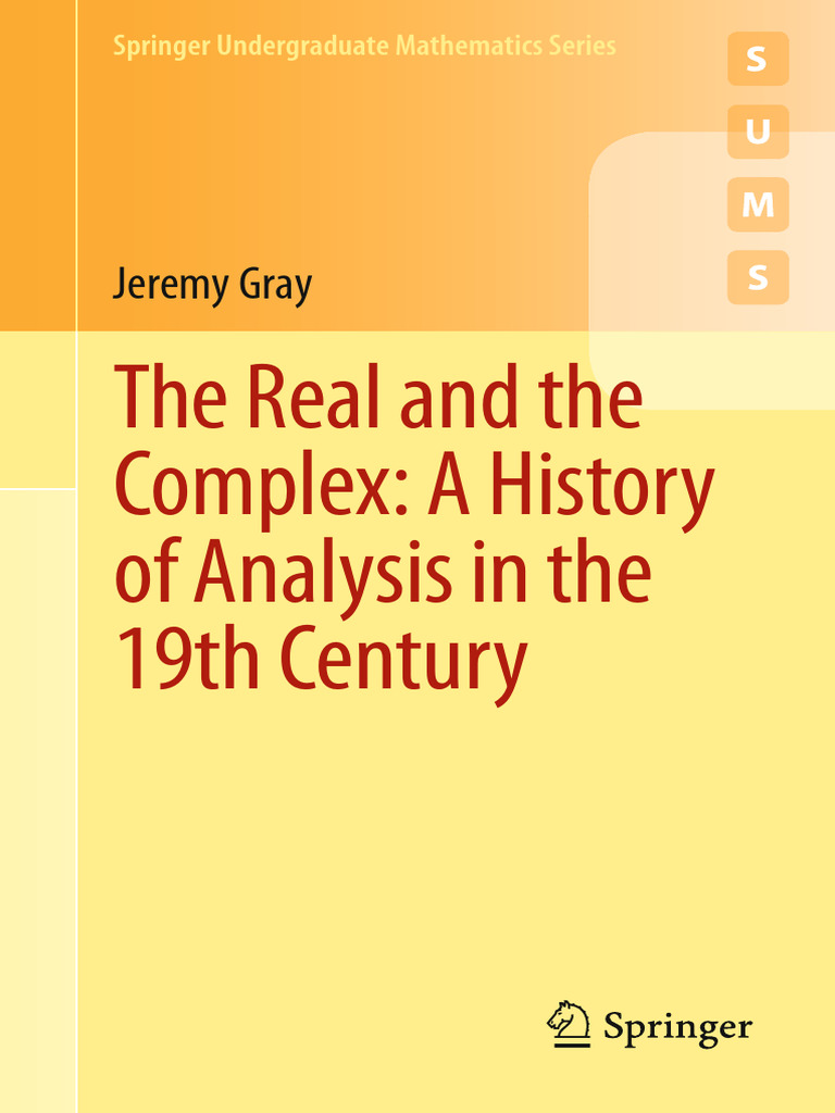 History of 19th Century Analysis | PDF | Complex Analysis ...