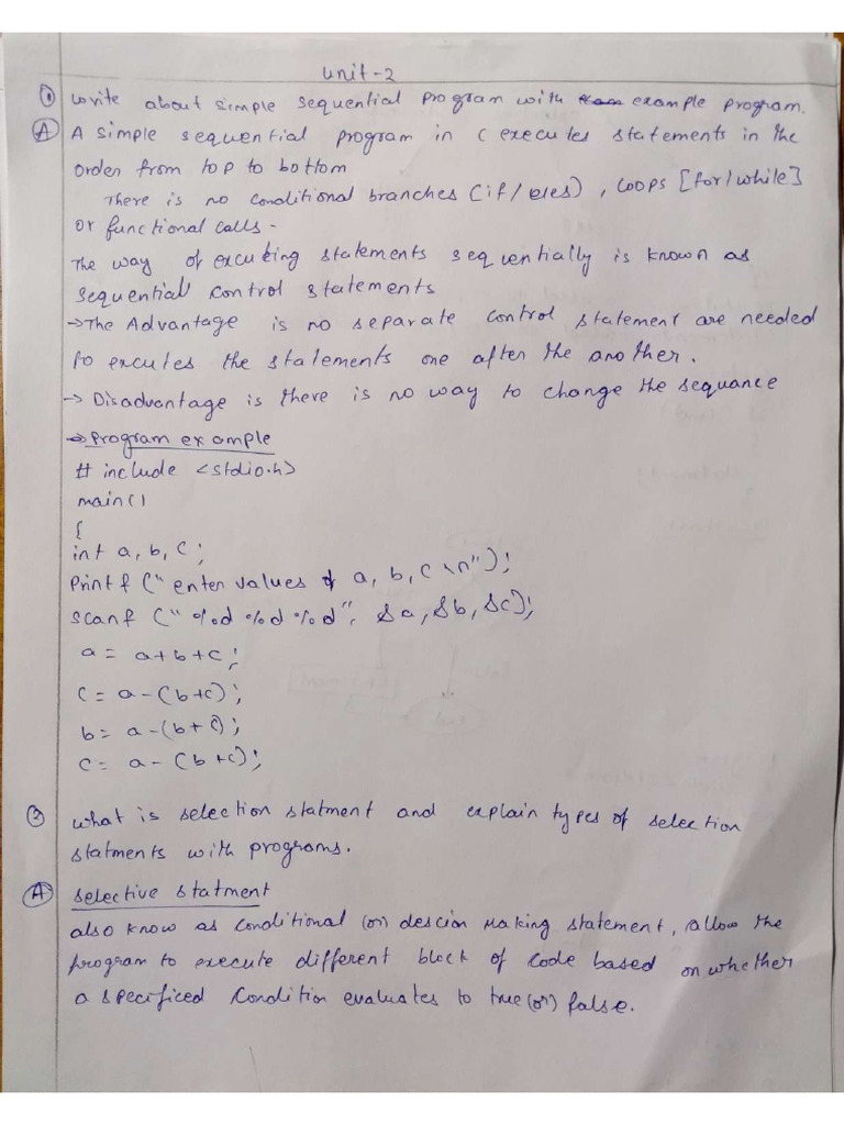 Ip Unit 2 Assignment | PDF