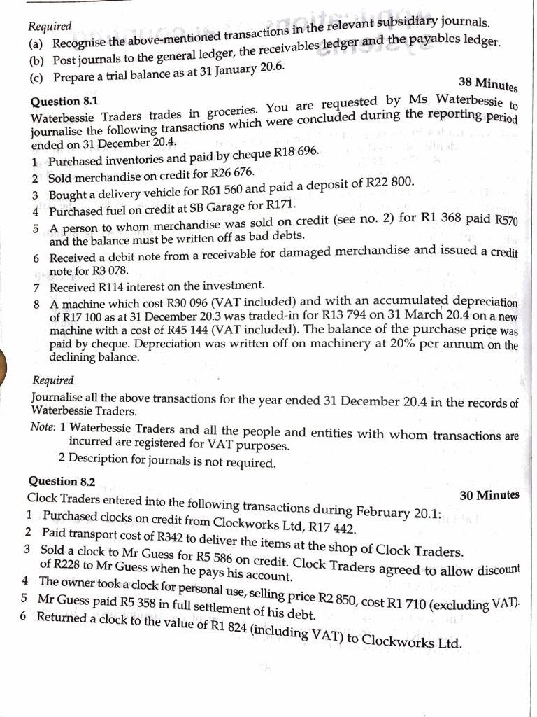 Vat | PDF | Debits And Credits | Trade