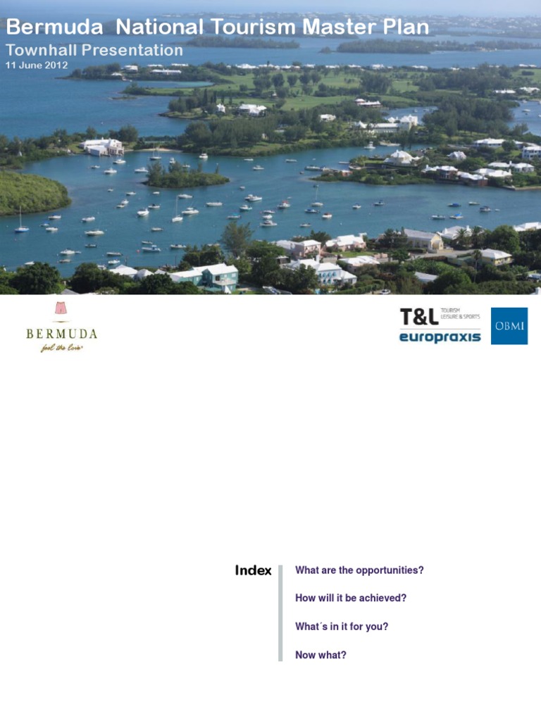Bermuda Master Plan TownHall 061112 v3 | PDF | Bermuda | Tourism