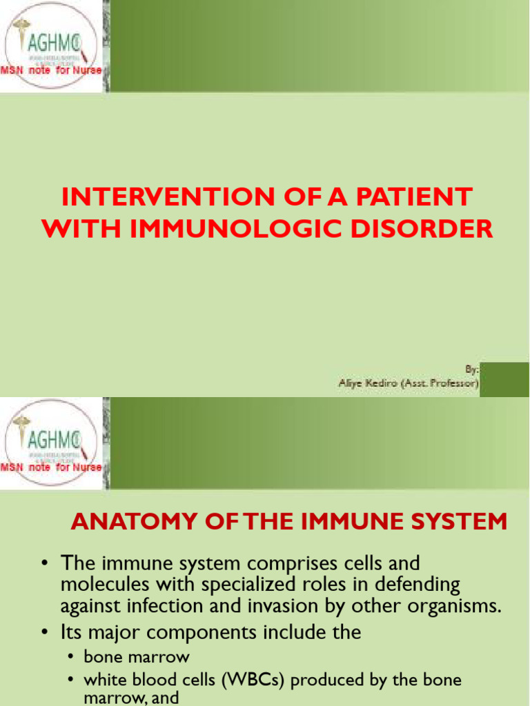 Immunologic Function | PDF | Immune System | Lymphatic System