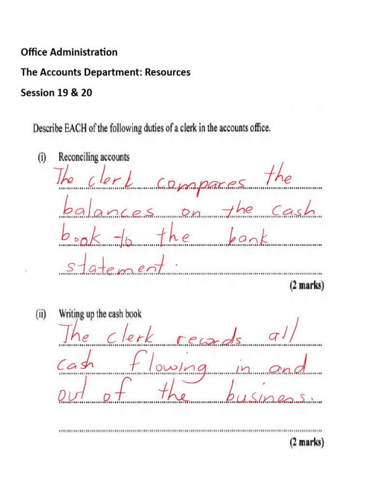 Session 19 & 20-CSEC Questions | PDF