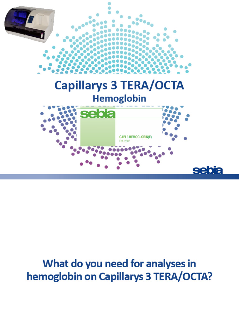 CAPILLARYS 3 OCTA Hb | PDF | Hematology | Blood