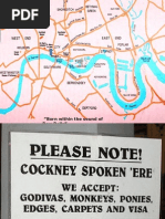 Top 100 Cockney Rhyming Slang Phrases | PDF