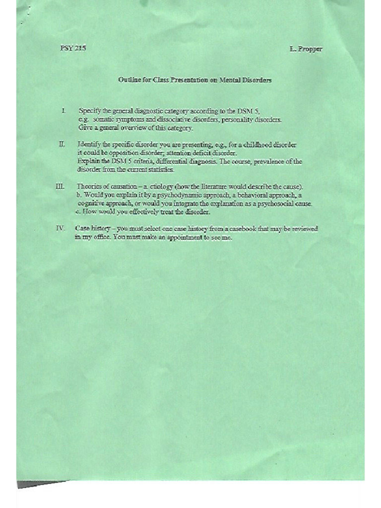 Outline For Powerpoint Presentations | PDF
