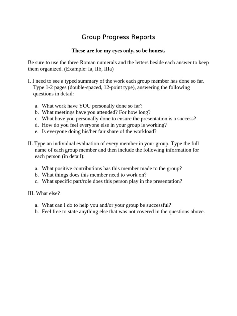 Group Progress Report (1) | PDF