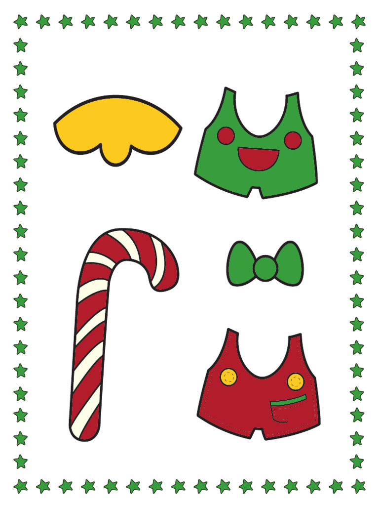Gingerbread Man Dress Up Dolls | PDF
