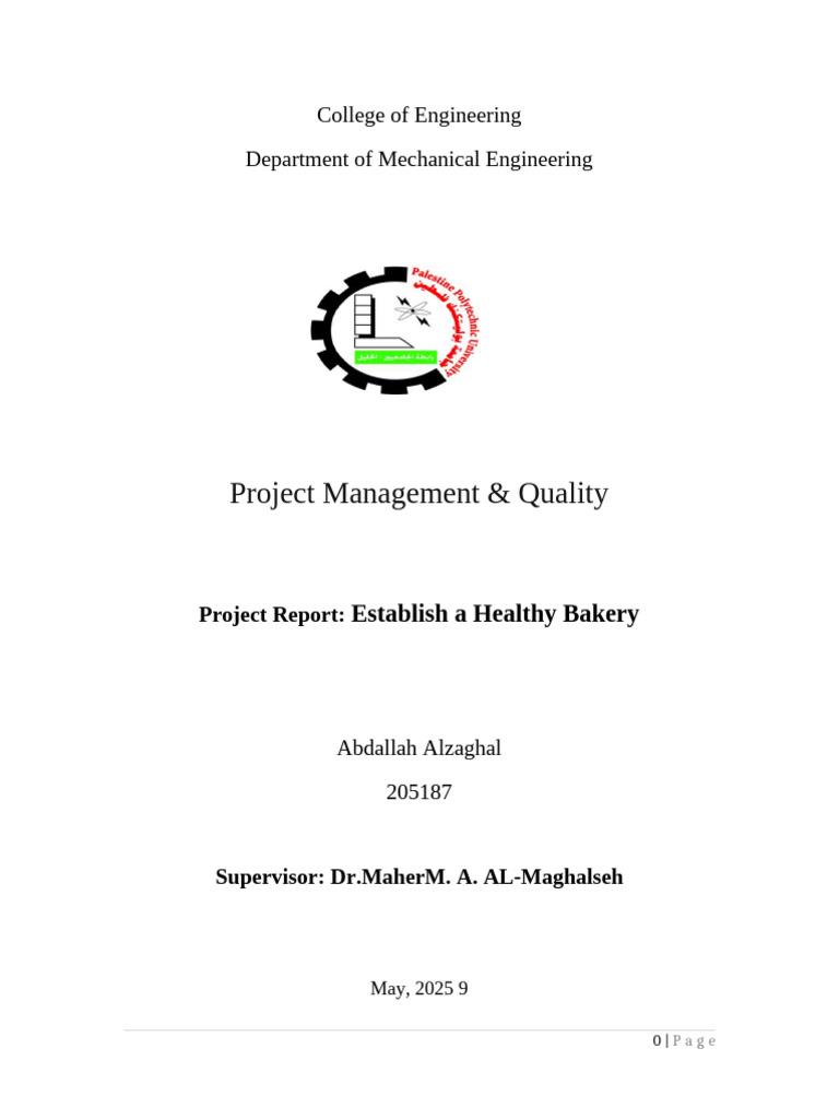 Final Project Bakery | PDF