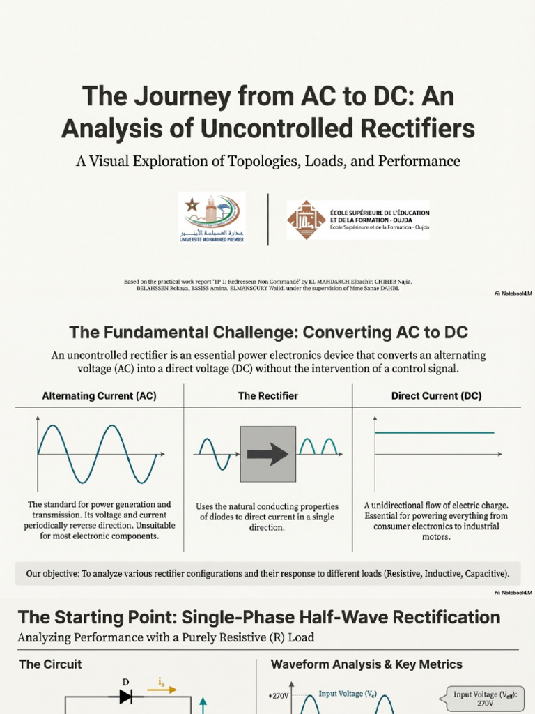 Diode Rectifiers Design and Analysis | PDF