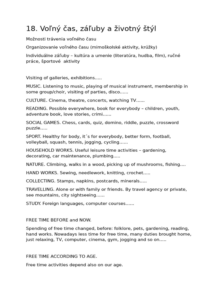 Maturita Anj 18 Fashion | PDF