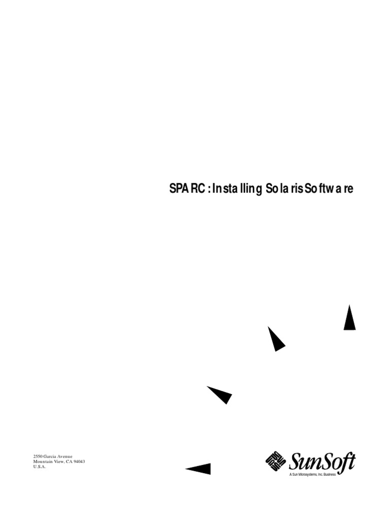 Installing Solaris On Sparc Pdf Operating System Graphical User Interfaces