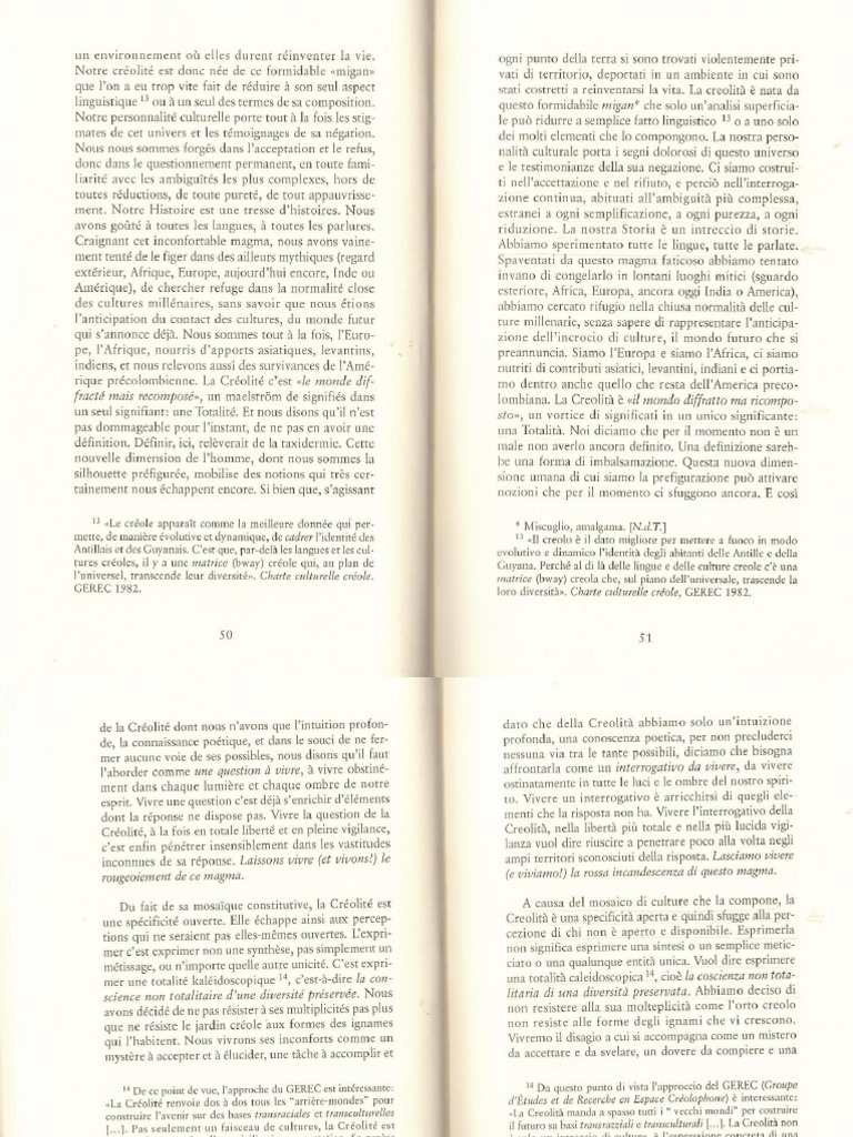 Eloge de La Creolite C2 | PDF