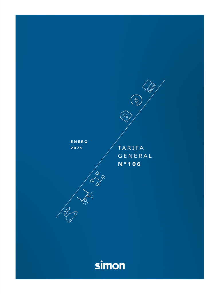 Tarifa General Simon 2025 - Nº106 | PDF | Encendiendo | Termostato