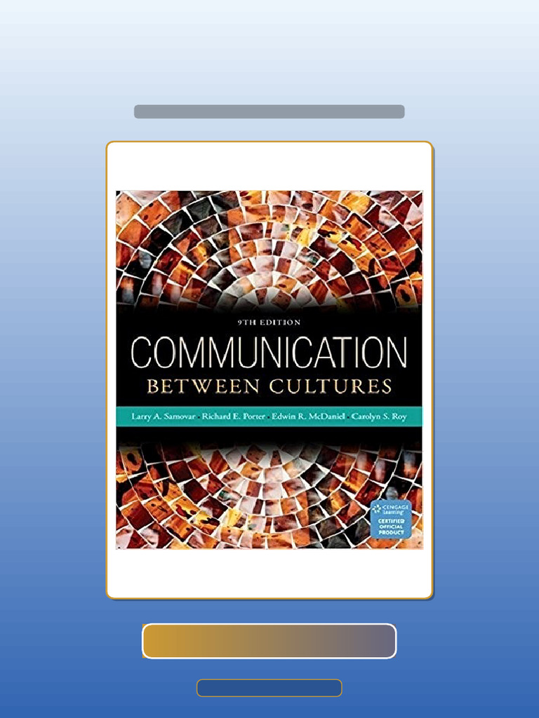 Test Bank for Communication Between Cultures 9th Edition eBook and ...