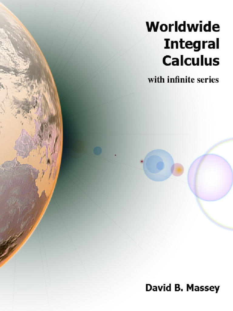 Integral Calculus with Infinite Series | PDF | Integral | Differential ...