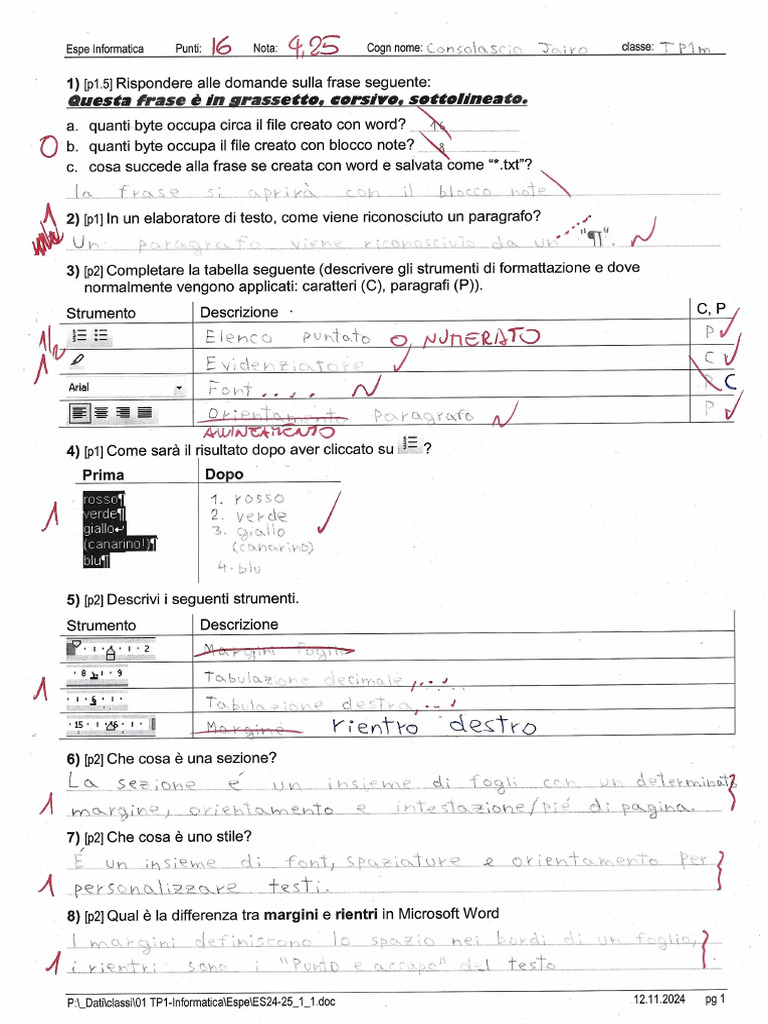 Test Info 1 | PDF