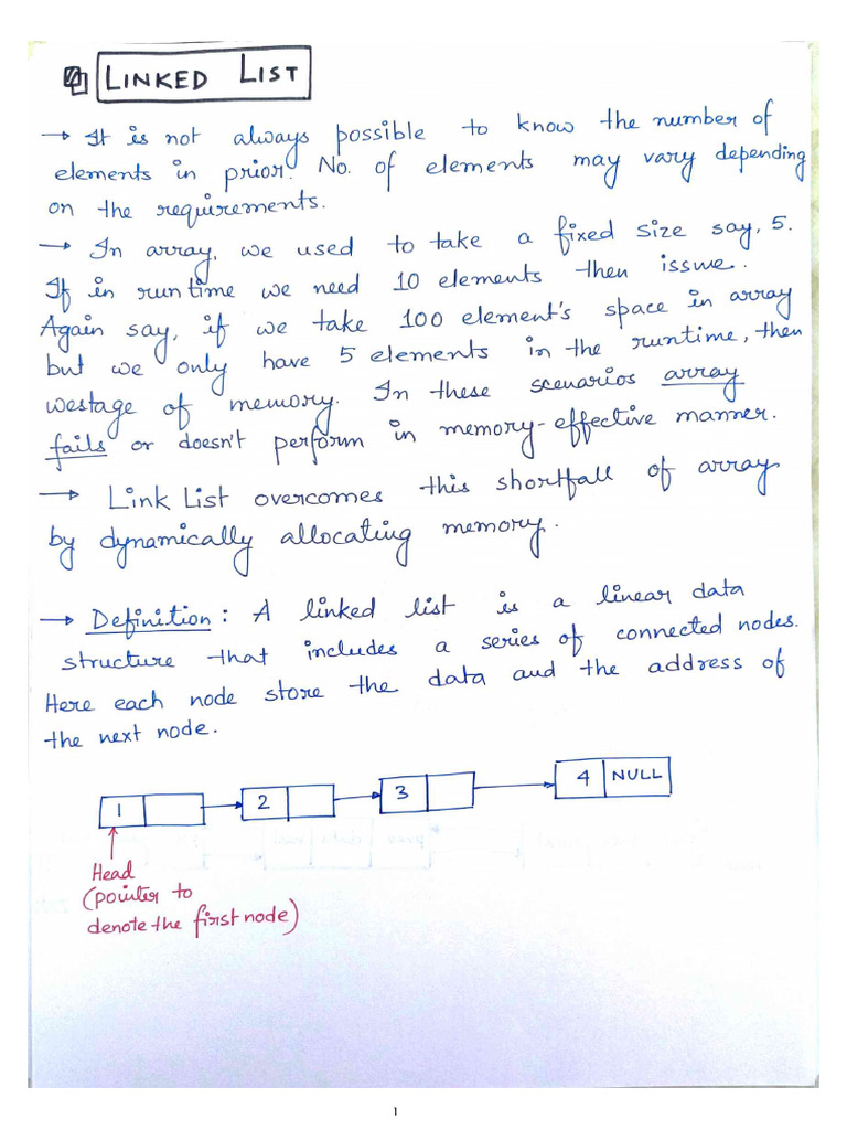 Linked List | PDF