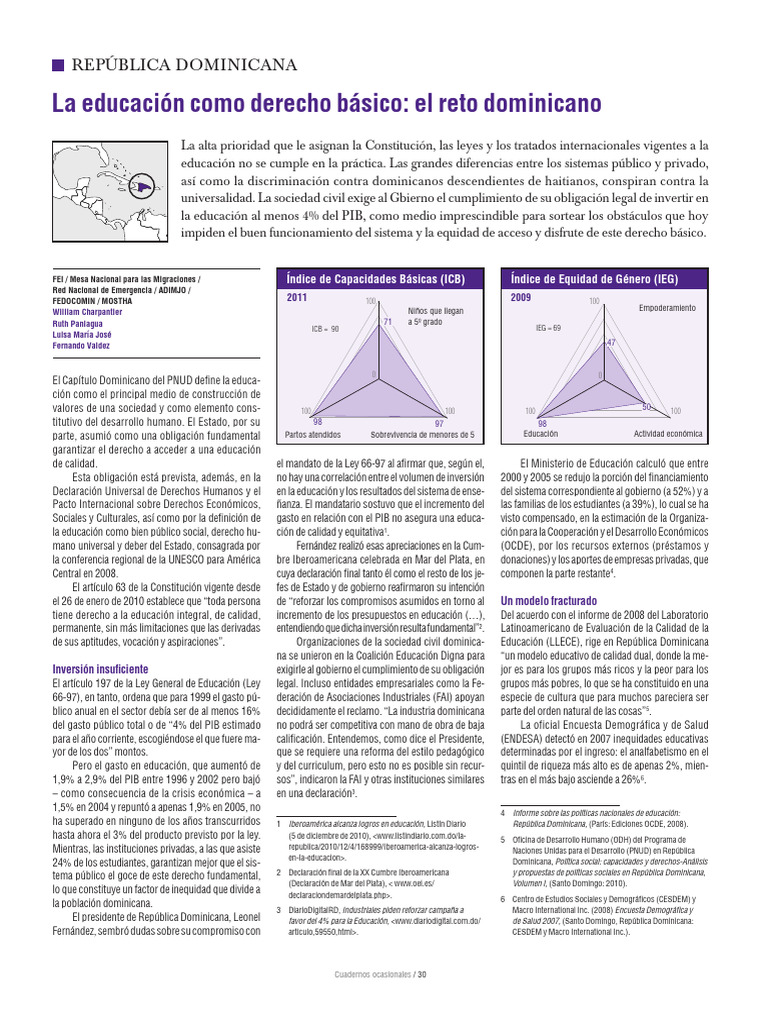 CO7 RepDominicana 2011 | PDF | República Dominicana | Haití
