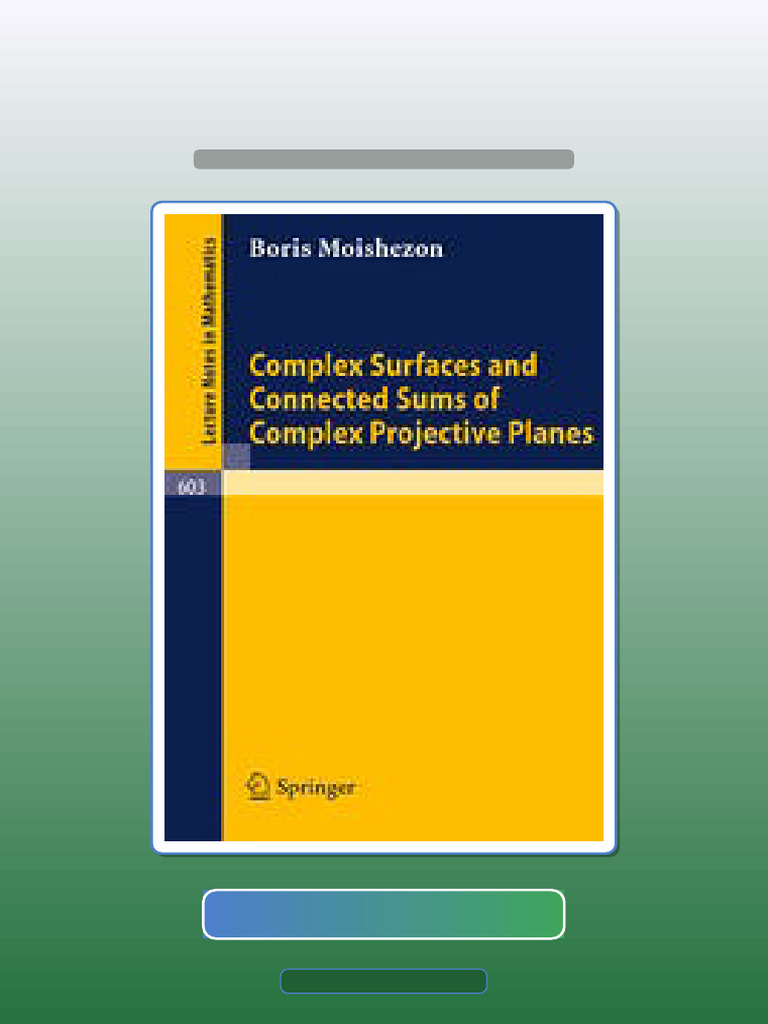 Test Bank for Complex Surfaces and Connected Sums of Complex Projective ...