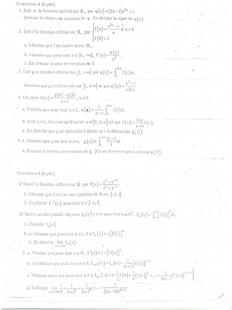 Revision Analyse + Proba | PDF