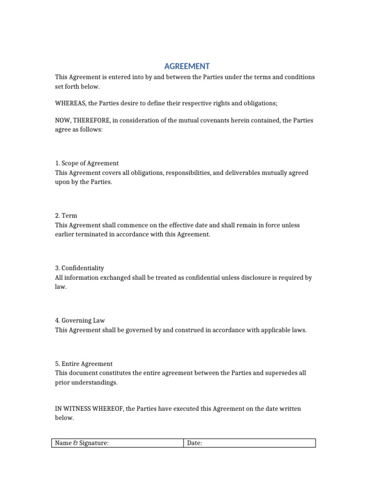Agreement Final Formatted | PDF