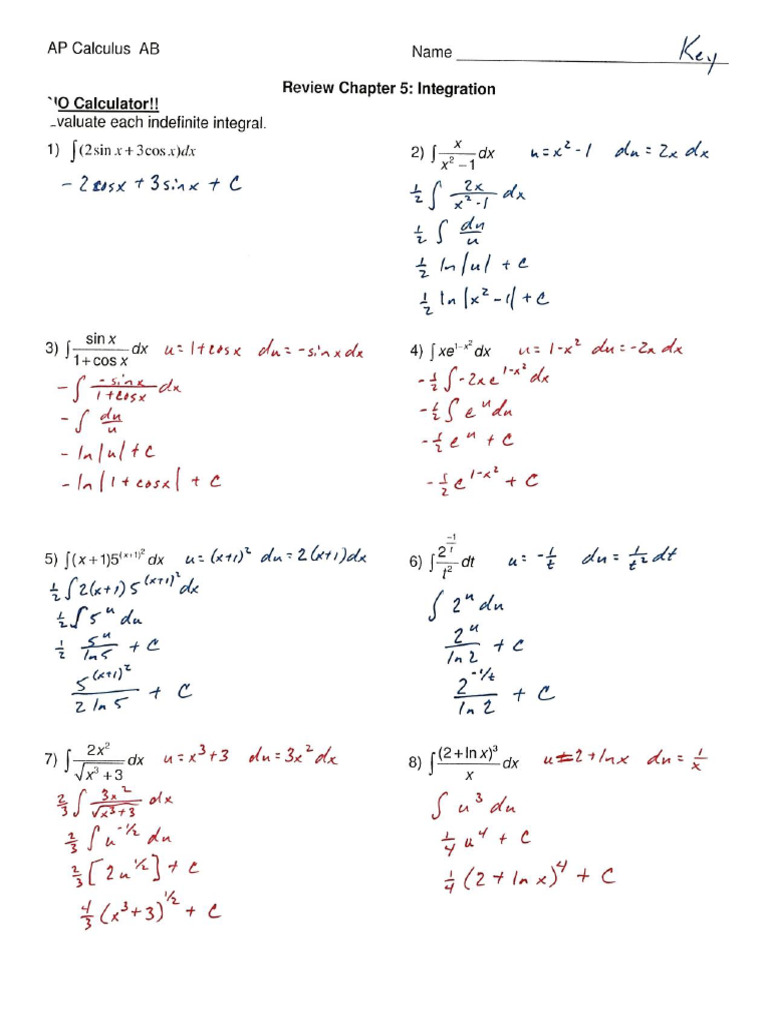 Review Chap 5 (Key) | PDF