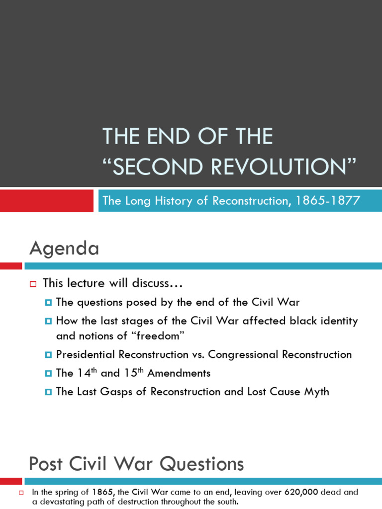SRJC History 17.2 Reconstruction | PDF | Reconstruction Era | Fifteenth ...