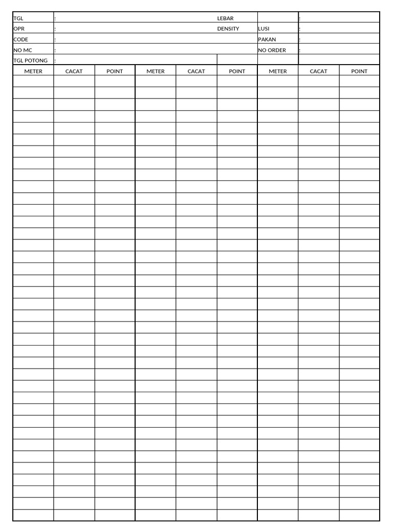 Inspect Form | PDF