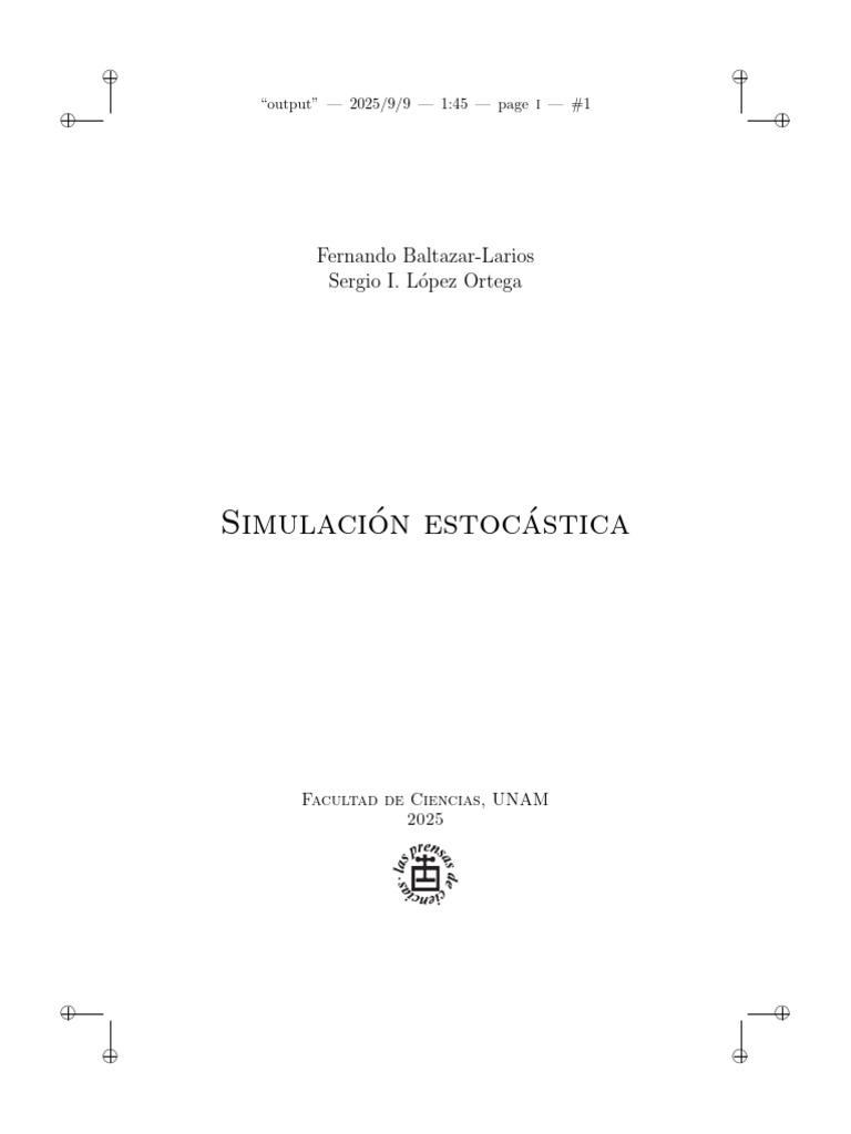 Simulación Estocástica-2025 | PDF | Simulación | Aleatoriedad