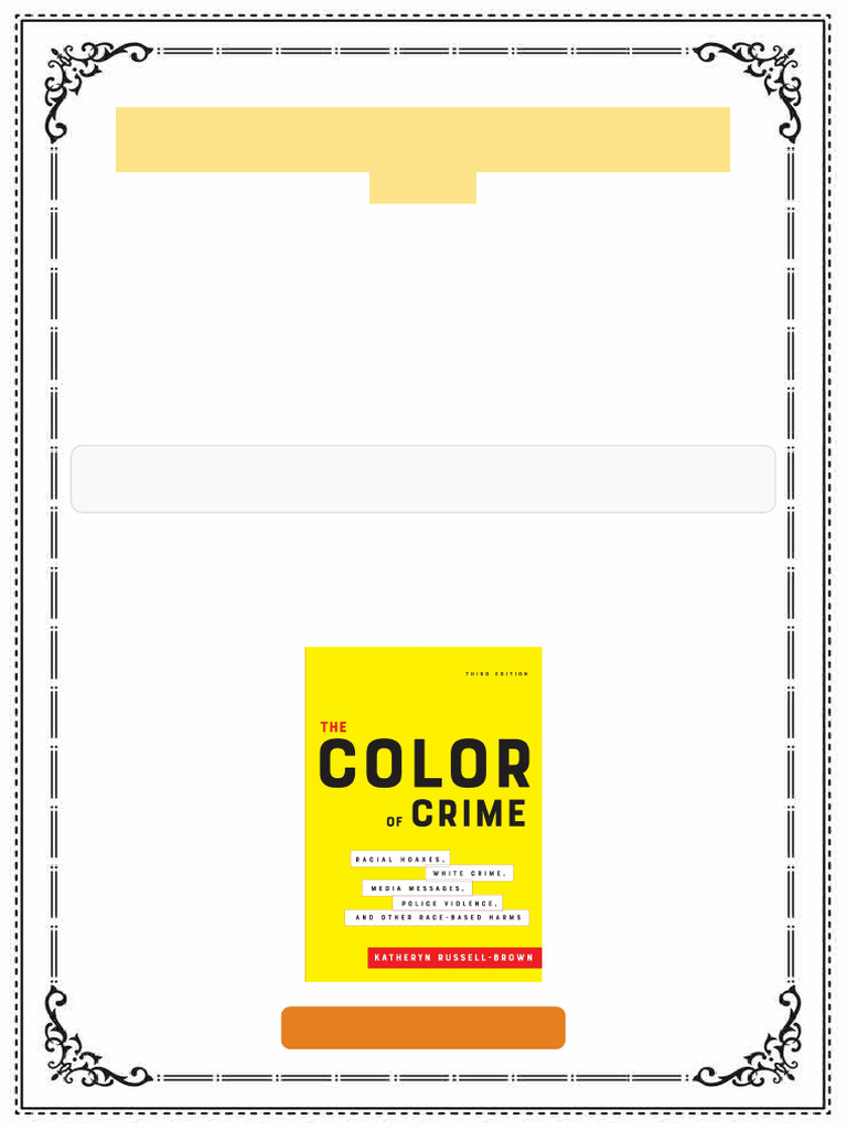 The Color of Crime 3rd Edition Katheryn Russell-Brown" ebook unlocked ...